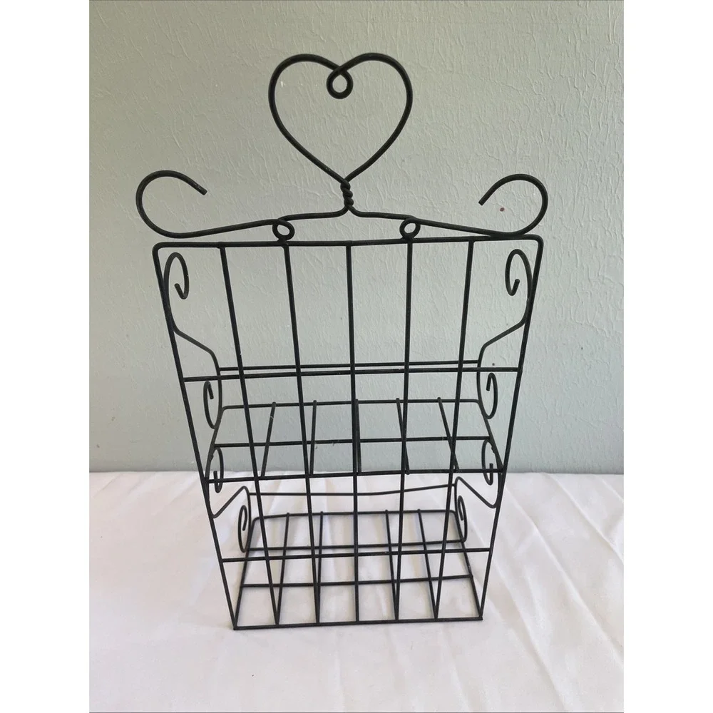Wall Decor | Vintage Two Tier Wrought Iron Style Wall Tabletop Metal ...